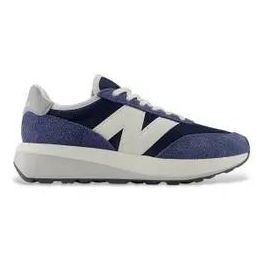 New Balance f&uuml;r Herren. U370V1 Leder Sneakers 370 navy (45), 3 bis 5 cm, Schn&uuml;rsenkel, L&auml;ssig, Marine