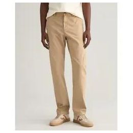 Gant f&uuml;r Herren. 1505228 Strukturierte, strukturierte Slim Fit Chino-Hose mit strukturierter, gearbeiteter Textur (38), L&auml;ssig, Baumwolle, B