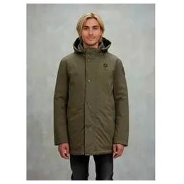 Blauer f&uuml;r Herren. 25WBLUK03142 Chester Kapuzenparka gr&uuml;n (L), L&auml;ssig, Polyester