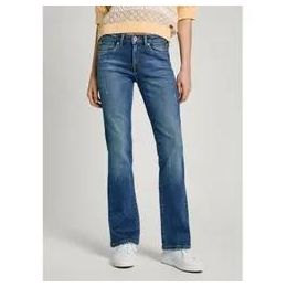 Pepe Jeans f&uuml;r Damen. PL204732HV4 Jeans Bootcut Lw blau (26/32), L&auml;ssig, Baumwolle, Denim, Nachhaltig