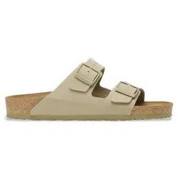 Birkenstock f&uuml;r Damen. 1027697 Arizona Birko Flor Leder Sandalen gr&uuml;n (36), Wohnung, Keine, L&auml;ssig