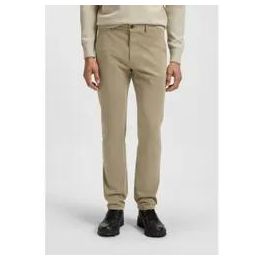 BOSS f&uuml;r Herren. 50510933 Beige Schlanke Chino-Hose (35/34), L&auml;ssig, Baumwolle