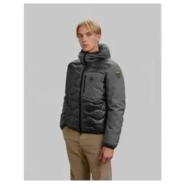 Blauer f&uuml;r Herren. 25WBLUC08078 Albert graue Jacke (S), L&auml;ssig, Polyester