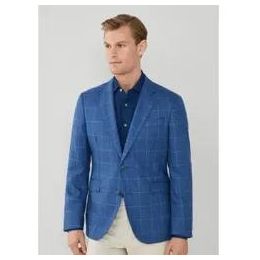Hackett London f&uuml;r Herren. HM443310 Blazer Seide Wl Wpane blau (40/32), L&auml;ssig, Wolle, Klassisch