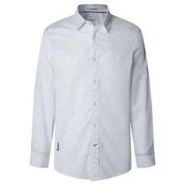 Pepe Jeans f&uuml;r Herren. PM3090837 Hemd Craig wei&szlig; (M), L&auml;ssig, Baumwolle, Langarm