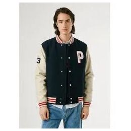 Pepe Jeans f&uuml;r Herren. PM4027198 Navy Jee Jacke (S), L&auml;ssig, Polyester, Marine