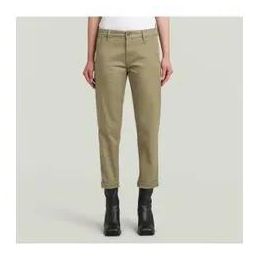 G-Star Raw G-Star f&uuml;r Damen. D25257-C105-6057 Braune Kate Boyfriend Chino-Hose (25/28), L&auml;ssig, Bio-Baumwolle, Nachhaltig
