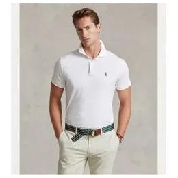Polo Ralph Lauren f&uuml;r Herren. 710713130003 Custom Slim Fit Poloshirt wei&szlig; (XXL), L&auml;ssig, Baumwolle, Kurzarm