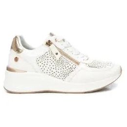 Xti f&uuml;r Damen. 14371203-BLANCO Turnschuhe 143712 wei&szlig; (37), 3 bis 5 cm, Schn&uuml;rsenkel, Rei&szlig;verschluss, L&auml;ssig