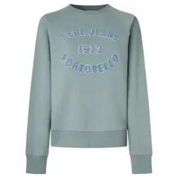 Pepe Jeans f&uuml;r Damen. PL5800016 Sweatshirt Baia blau (M), L&auml;ssig, Baumwolle