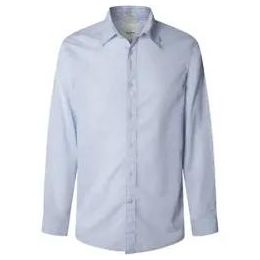 Pepe Jeans f&uuml;r Herren. PM3090818 Calligan Hemd blau (S), L&auml;ssig, Baumwolle, Langarm