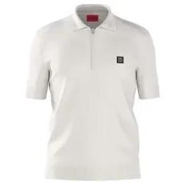 Hugo f&uuml;r Herren. 50542750 Sayfong beigefarbenes Poloshirt (L), L&auml;ssig, Baumwolle, Kurzarm