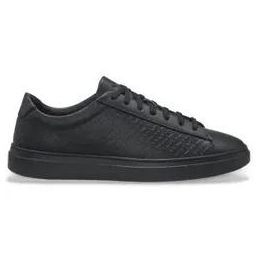 BOSS f&uuml;r Herren. 50536507 Kieran Leder Sneakers schwarz (40), Wohnung, Schn&uuml;rsenkel, L&auml;ssig