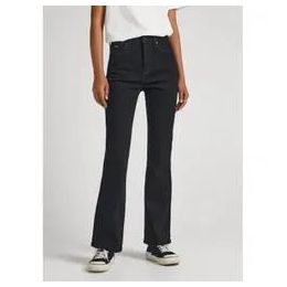 Pepe Jeans f&uuml;r Damen. PL204156XG1 Jeans Dion Flare schwarz (25/32), L&auml;ssig, Baumwolle, Denim, Nachhaltig
