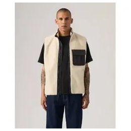 Levi's Levi's f&uuml;r Herren. 003AY-0002 Joonie Sherpa-Weste beige (L), Wei&szlig;, L&auml;ssig, Baumwolle