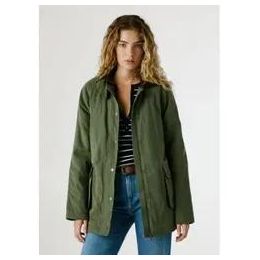 Pepe Jeans f&uuml;r Damen. PL4024352 Tess Jacke Gr&uuml;n (L), L&auml;ssig, Polyester