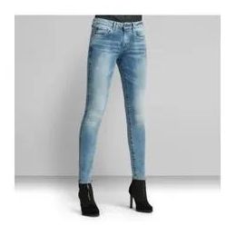 G-Star Raw G-Star f&uuml;r Damen. D05889-8968-A587 Jeans 3301 Mid Skinny blau (34/34), L&auml;ssig, Baumwolle, Denim