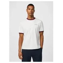 Hackett London f&uuml;r Herren. HM5000036 Club-T-Shirt wei&szlig; (3XL), L&auml;ssig, Baumwolle, Kurzarm