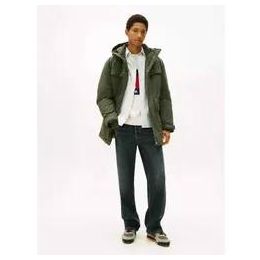 Tommy Hilfiger Tommy Jeans f&uuml;r Herren. DM0DM22251 Weiter Parka mit gr&uuml;ner wasserabweisender Ausr&uuml;stung (L), L&auml;ssig, Nachhaltig, Recyceltes Nylon