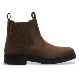 Barbour f&uuml;r Herren. MFO0817 Turnbull Braun Leder Chelsea-Stiefel (42), Wohnung, Keine, L&auml;ssig