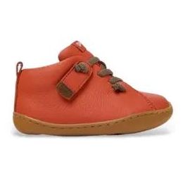 Camper Unisex f&uuml;r Kinder. 80153-115 Orange Peu Leder Turnschuhe (24), Wohnung, Schn&uuml;rsenkel, L&auml;ssig, Kinderbekleidung