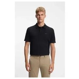 BOSS f&uuml;r Herren. 50507813 Prime marineblaues Poloshirt (L), L&auml;ssig, Baumwolle, Kurzarm