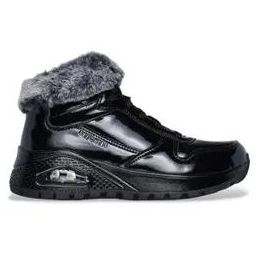 Skechers f&uuml;r Damen. 168126 Stiefelette Uno Rugged Fiesty Winter schwarz (38), Wohnung, Schn&uuml;rsenkel, L&auml;ssig