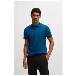 BOSS f&uuml;r Herren. 50525172 Poloshirt Paule blau (XXL), L&auml;ssig, Baumwolle, Kurzarm