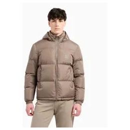 A|X Armani Exchange f&uuml;r Herren. XM000348AF12286U6107 Braun gesteppte Jacke (L), Beige, L&auml;ssig, Polyamid