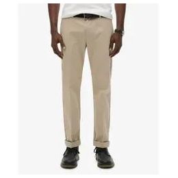 Superdry f&uuml;r Herren. M7011418A Premium Regular Chino-Hose beige (32/34), L&auml;ssig, Baumwolle