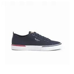 Pepe Jeans f&uuml;r Herren. PMS30811 Basic Sneakers Kenton Smart navy (40), Stoff, Wohnung, Schn&uuml;rsenkel, L&auml;ssig, Marine
