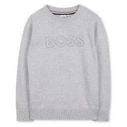 BOSS f&uuml;r Jungen. J52338 Pullover Marke grau (13/14a&ntilde;os= 157/162cm), L&auml;ssig, Baumwolle, Kinderbekleidung