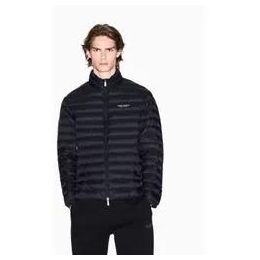 A|X Armani Exchange f&uuml;r Herren. XM001919AF16927UC001 Steppjacke mit durchgehendem Rei&szlig;verschluss schwarz (L), L&auml;ssig, Polyamid
