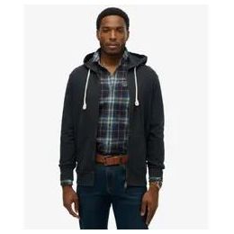 Superdry f&uuml;r Herren. M2014170A Essential navy Kapuzenpulli Essential navy (M), L&auml;ssig, Baumwolle, Marine