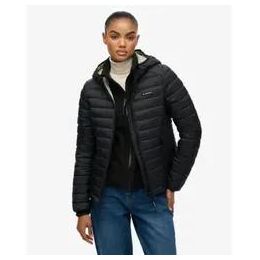 Superdry f&uuml;r Damen. W5011970A Fuji Lite Steppjacke schwarz (XS), L&auml;ssig, Polyester