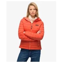 Superdry f&uuml;r Damen. W5011970A Steppjacke Fuji Lite koralle (S), L&auml;ssig, Polyester