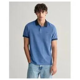 Gant f&uuml;r Herren. 2057029 Oxford-Piqu&eacute;-Poloshirt in vier Farben blau (3XL), L&auml;ssig, Baumwolle, Kurzarm