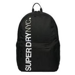 Superdry f&uuml;r Damen. W9110371A Rucksack NYC Montana schwarz (OSFA), L&auml;ssig, Polyester