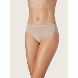Zd Zero Defects Panty 'Diana soy fiber mid waist panty' Damen Gr&ouml;&szlig;e XL beige