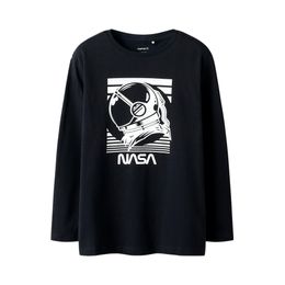 name it Shirt 'NKMVITAR NASA' Jungen Gr&ouml;&szlig;e 146/152 schwarz / wei&szlig;