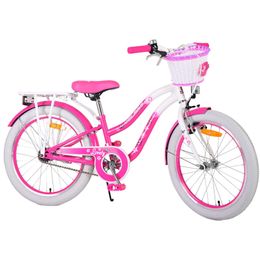 TPFSports Lovely Kinderfahrrad - Mädchen - 20 Zoll - Rücktritt + Handbremse - Rosa