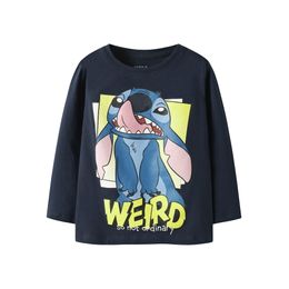 name it Shirt 'NMMDIMITRI STITCH' Jungen Gr&ouml;&szlig;e 116 navy / dunkelblau / gelb / rosa