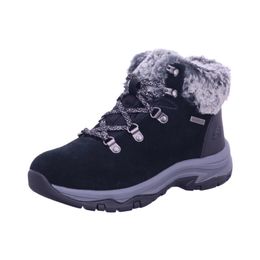 Skechers Lace Up Faux Fur Cuff Boot W/ 167178 BLK Gr. 36