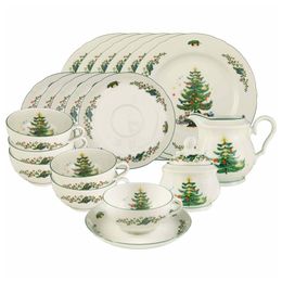 Seltmann Weiden Teeservice Marieluise Weihnachten 20er Set