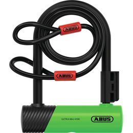 Abus 410K Ultra Mini + Cobra 10/120, B&uuml;gelschloss m. Halterung,