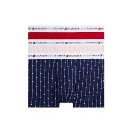 Tommy Hilfiger Underwear Boxershorts 'Essential' Herren Gr&ouml;&szlig;e XL navy / rosa / rot / wei&szlig;