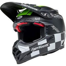 Bell Moto-9S Flex Fasthouse Smoke Bomb, Motocrosshelm