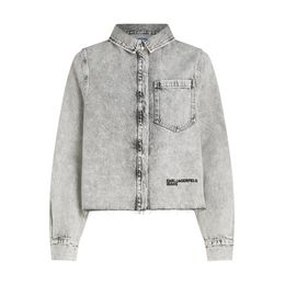 KARL LAGERFELD JEANS Bluse Damen Gr&ouml;&szlig;e L grau
