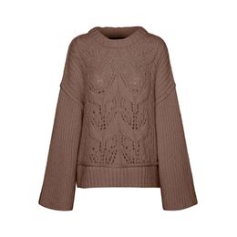 V&eacute;ro Moda Vero Moda Pullover 'MORNA' Damen Gr&ouml;&szlig;e M braun