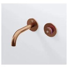 Steinberg 390 1810 iFlow - Vollelektronische Wand-Waschtisch-Armatur mit Grundk&ouml;rper Brushed Copper mit Nano